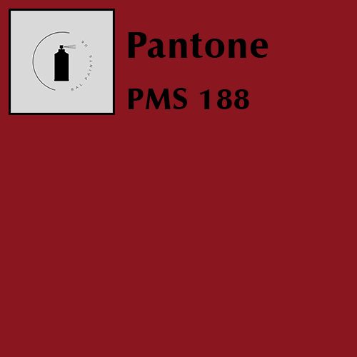 Pantone PMS 188 - Spray Paints Shop