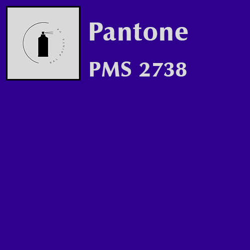 Pantone PMS 2738 - Spray Paints Shop
