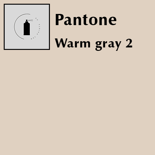 Pantone Warm Gray 2 - Spray Paints Shop