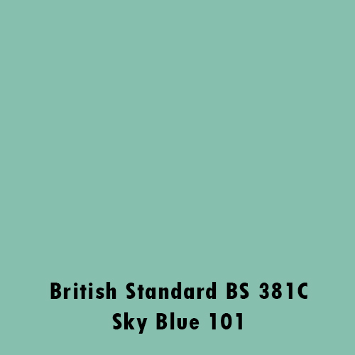 British Standards BS 381C Sky Blue 101 Aerosol Spray Paint - Spray ...